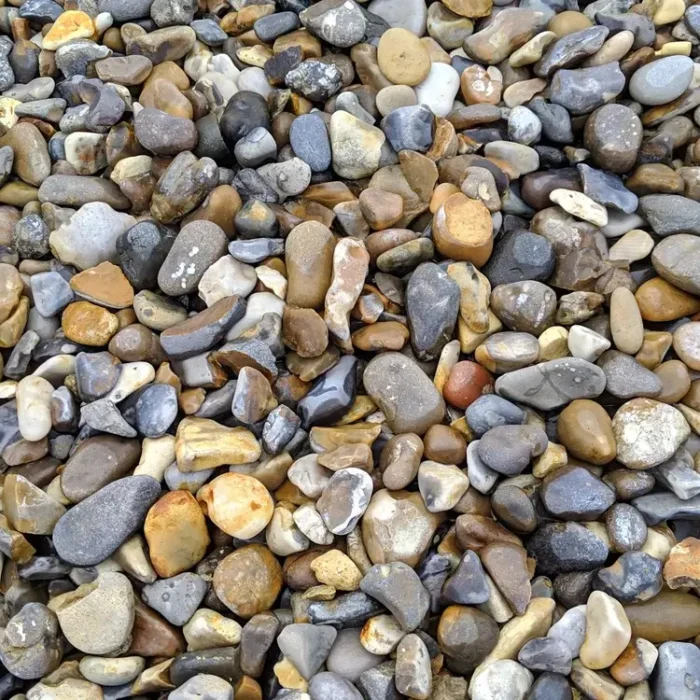 Rounded Lydd Pebbles 20mm Bulk Bag | Hallstone